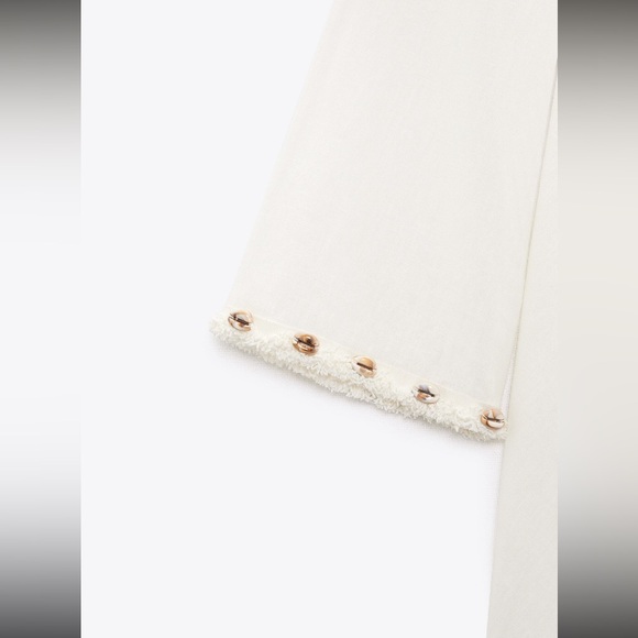 Zara | Dresses | Nwt Zara Knotted Linen Blend Shell Dress Xs | Poshmark